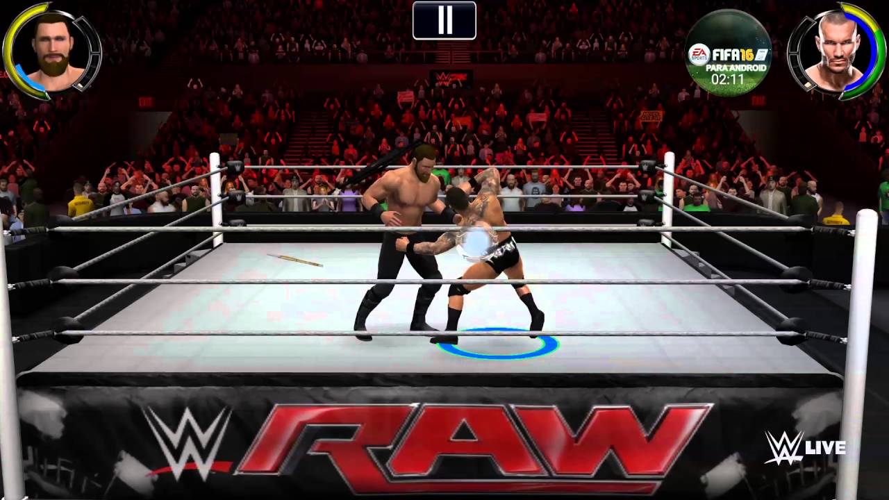 WWE 2K Android gameplay vs Randy Orton - YouTube