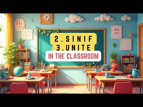 2. Sınıf İngilizce 3. Ünite – IN THE CLASSROOM 🏫 |Eğlenceli Konu Anlatımı #englishforkids #ingilizce