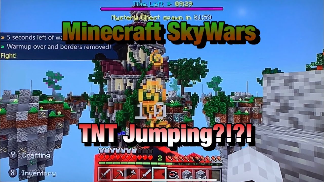 Minecraft SkyWars: TNT Jumping!?!?! - YouTube