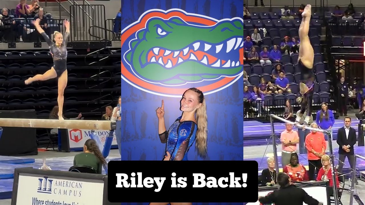 Riley Mccusker is back on Bars and Beam for Florida after her ankle ...
