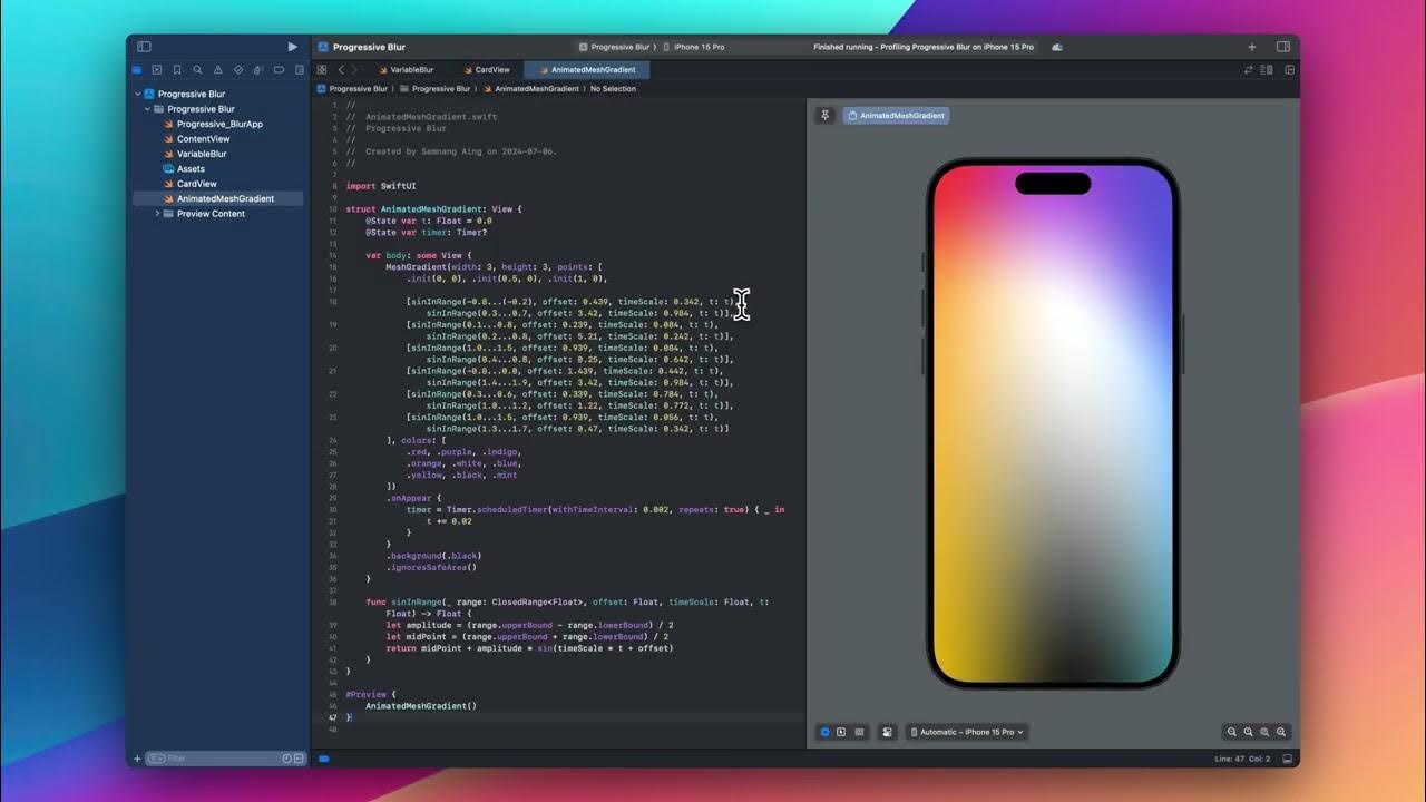 [SWIFTUI HANDBOOK] 119 Progressive Blur - YouTube