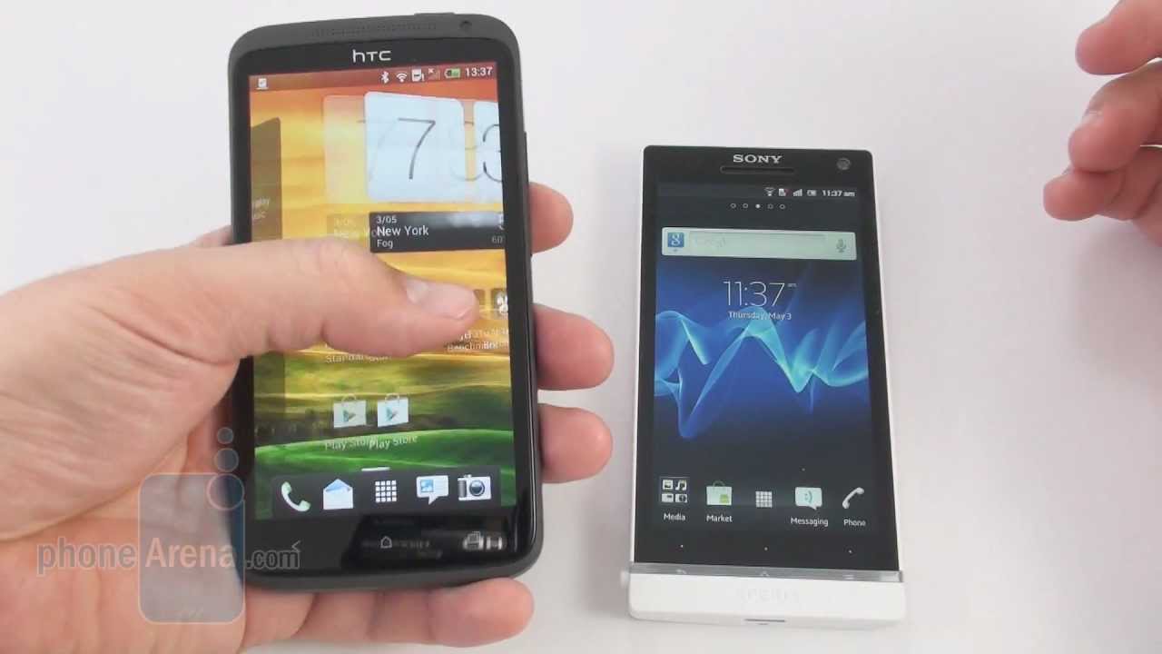 HTC One X vs Sony Xperia S - YouTube