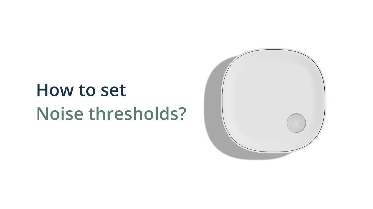 How to set Noise thresholds - YouTube