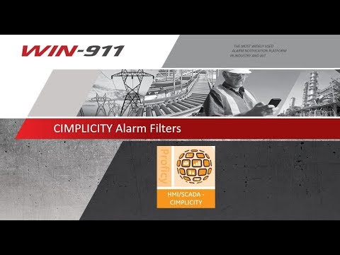 CIMPLICITY Alarm Filters - YouTube