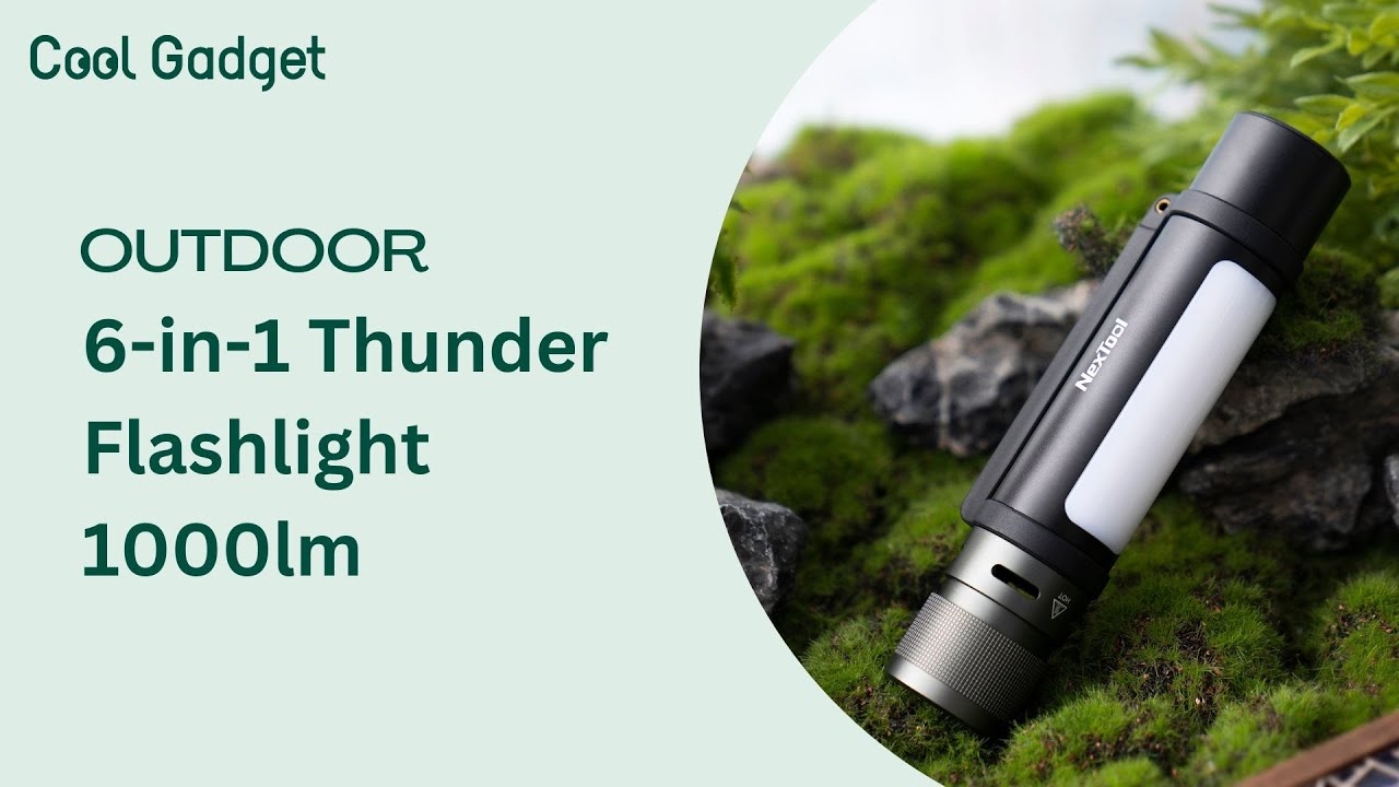 The best brightest flashlight 2023 | Outdoor 6 in 1 Thunder Flashlight ...