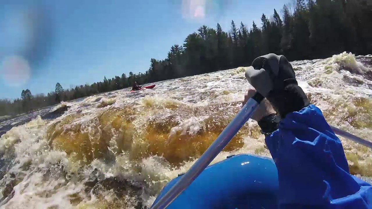 Swiftwater Adventures whitewater rafting Upper St. Louis River - YouTube