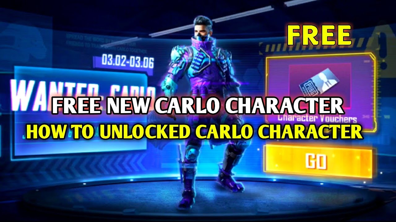 HOW TO UNLOCK NEW CARLO CHARACTER IN PUBG MOBILE | NEW EVENT IN PUBGM ...
