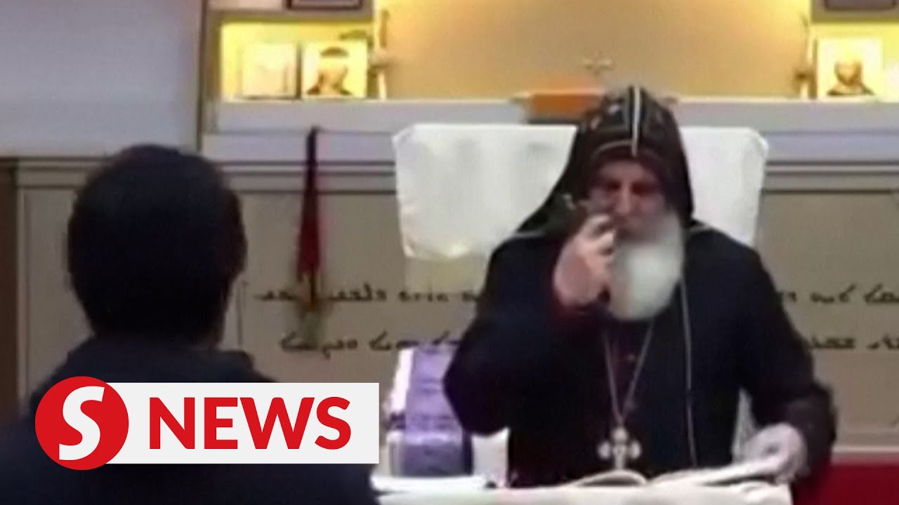 Bishop stabbed, scores of people wounded in Sydney church attack - YouTube