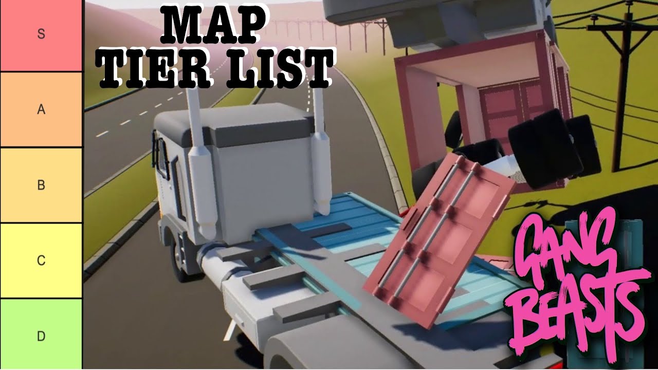 GANG BEASTS MAP TIER LIST! - YouTube