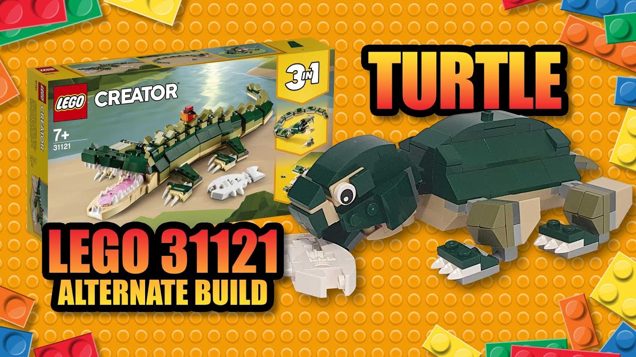 LEGO Creator 31121 Alternate Build - TURTLE (How to Build) - YouTube