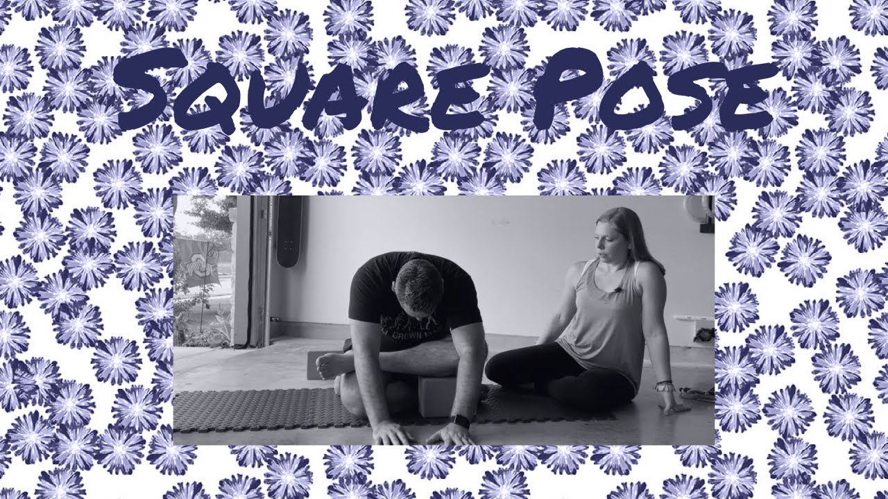How to practice Square Pose in Yin Yoga - YouTube
