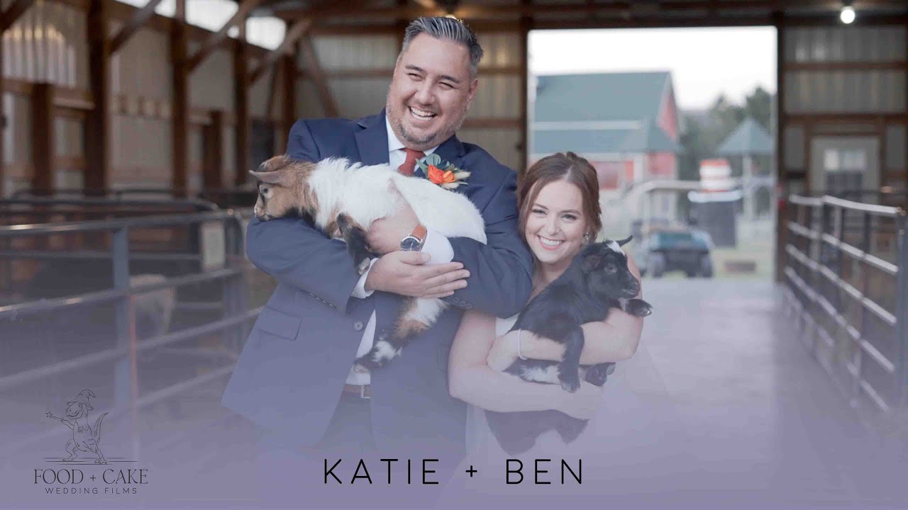 Katie + Ben ⎢ The G.O.A.T. Couple ⎜ Food + Cake Wedding Films - YouTube