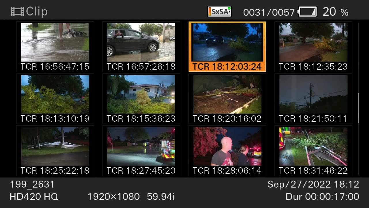 Hurricane Ivan's strong winds being felt in South Florida - YouTube