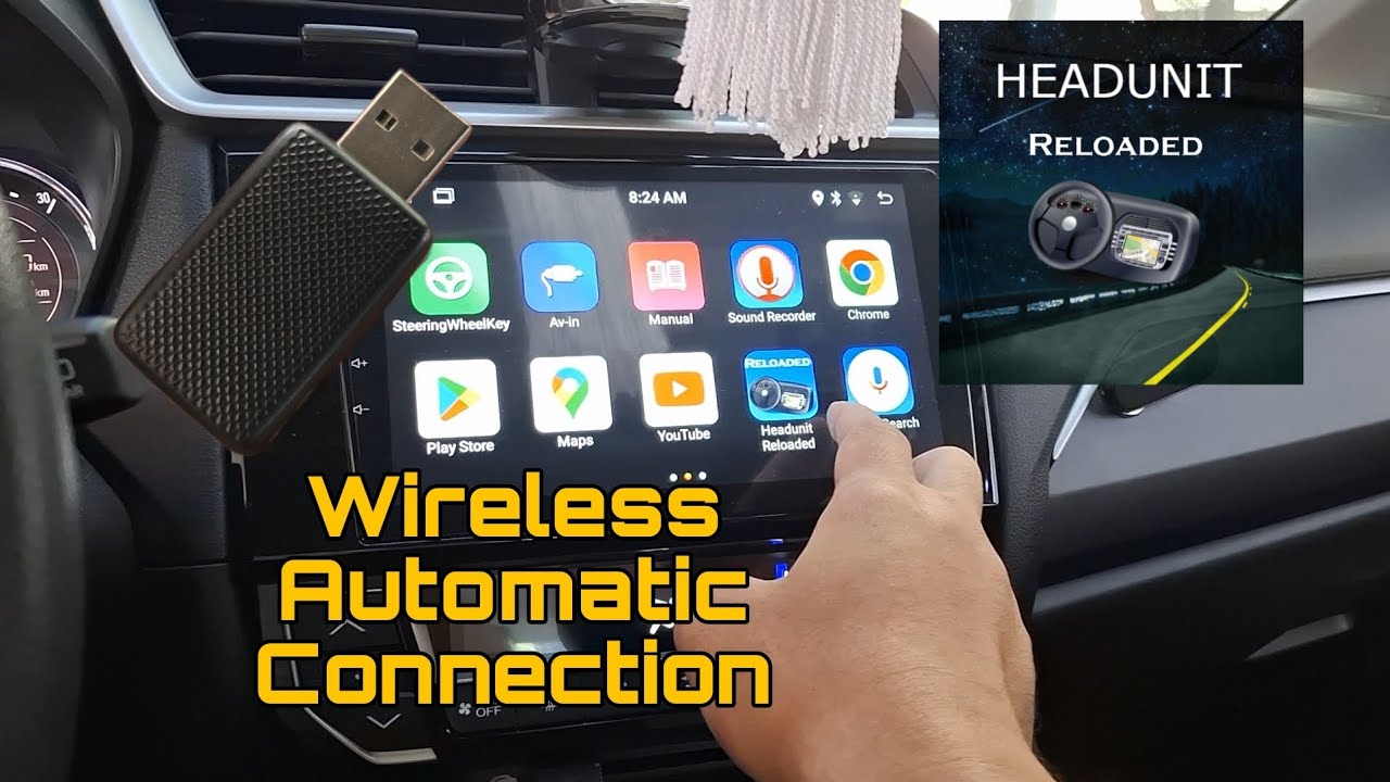 Wireless Automatic Connection | Android Auto | Headunit Reloaded | Android Headunit - YouTube