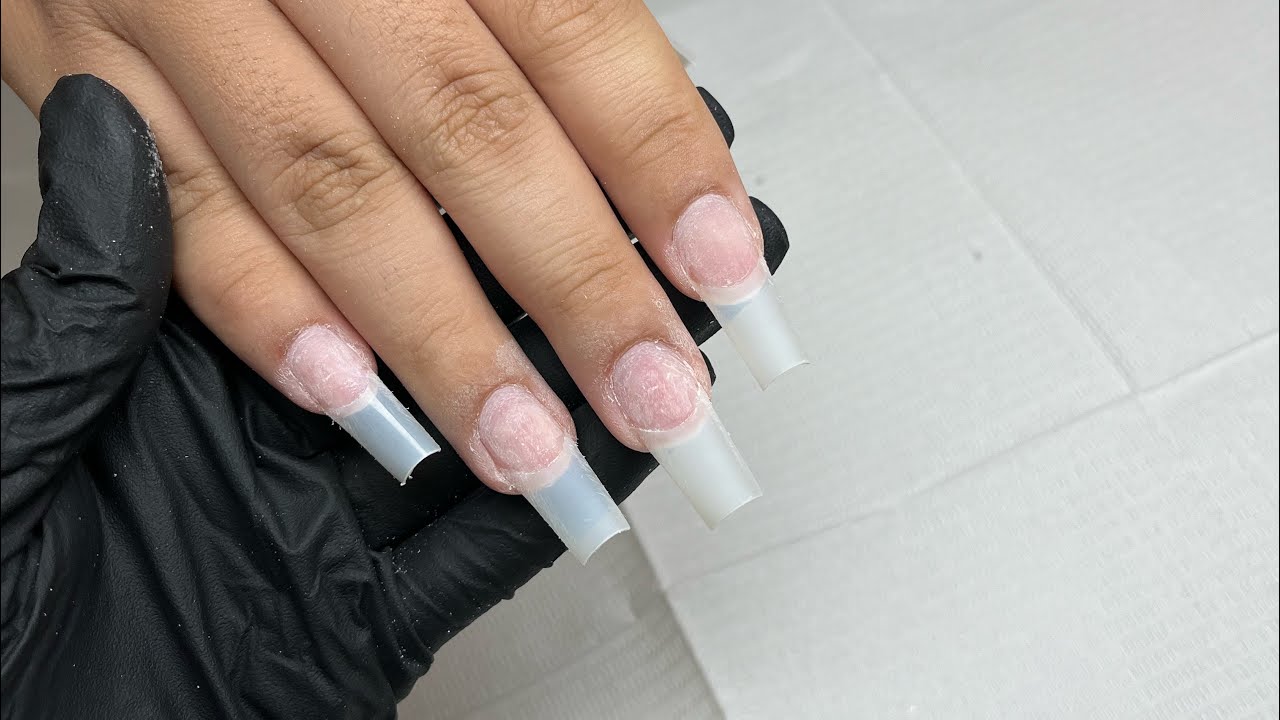 No lifting after 6 weeks | Acrylic Nails for Beginners - YouTube