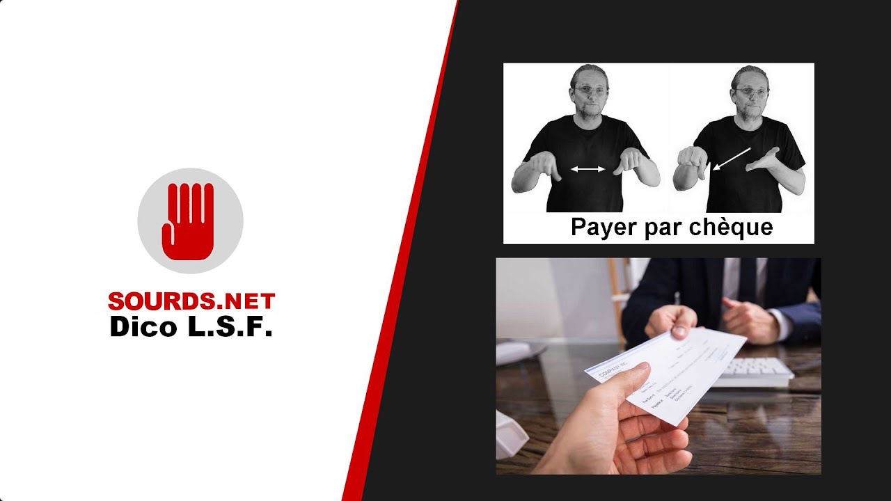 Payer par chèque - YouTube