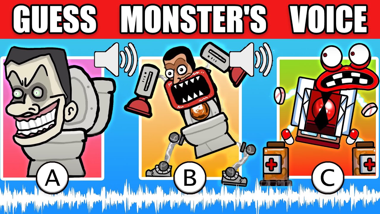 Guess MONSTER'S VOICE | NEW WUBBOX - Monster (Skibidi Toilet Wubbox ...