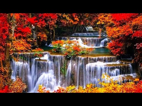 Soothing Waterfall Massage/Yoga Music Background Zen Music for Stress ...