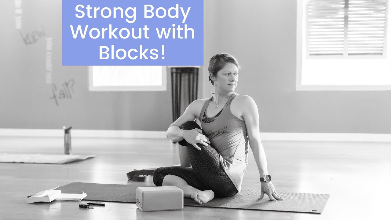 Strong Body Workout with Blocks - YouTube