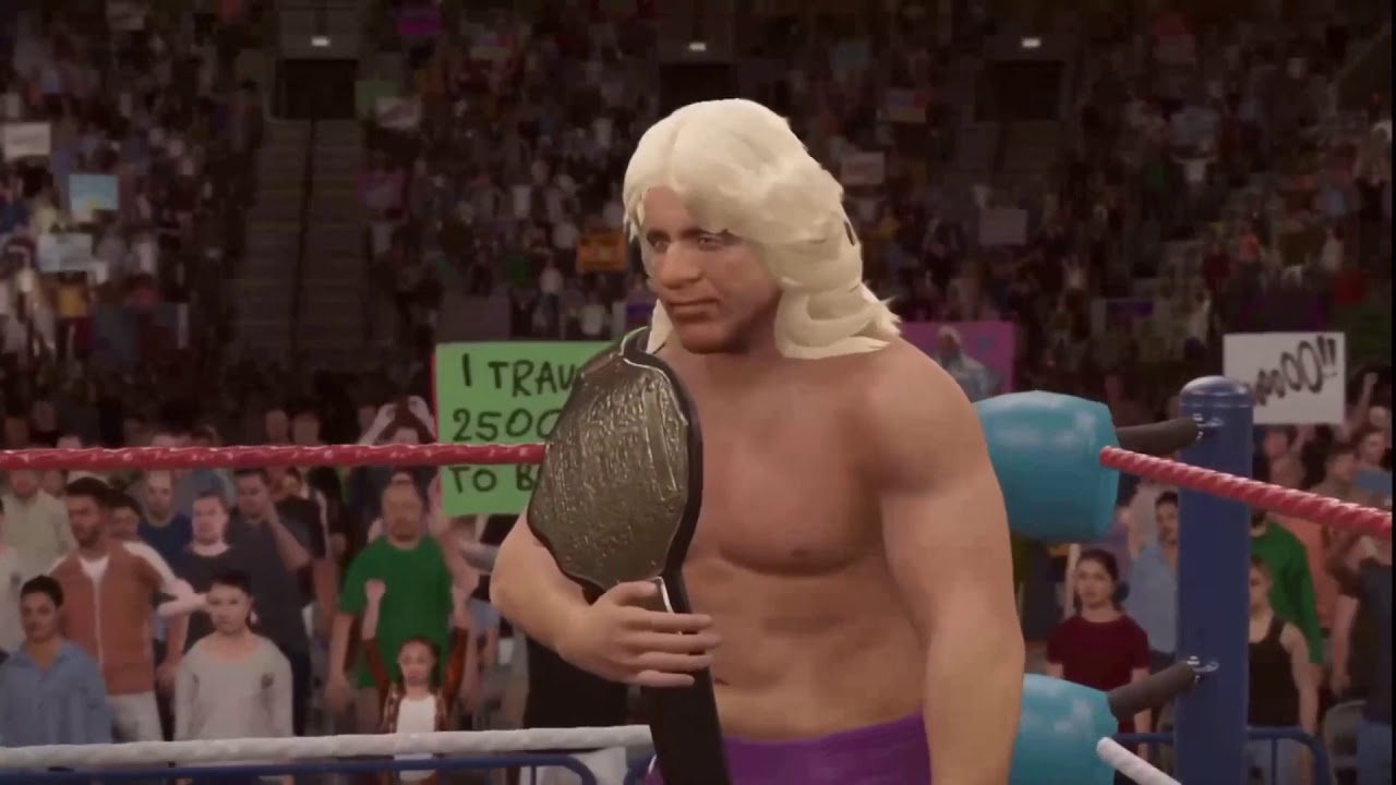 Wwe 2k17 clash of champions sting vs ric flair - YouTube