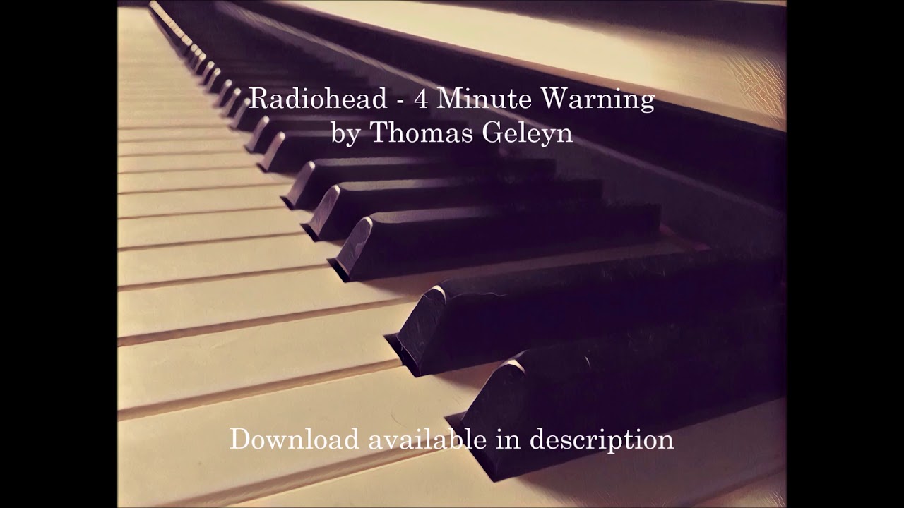 Radiohead - 4 Minute Warning cover - YouTube