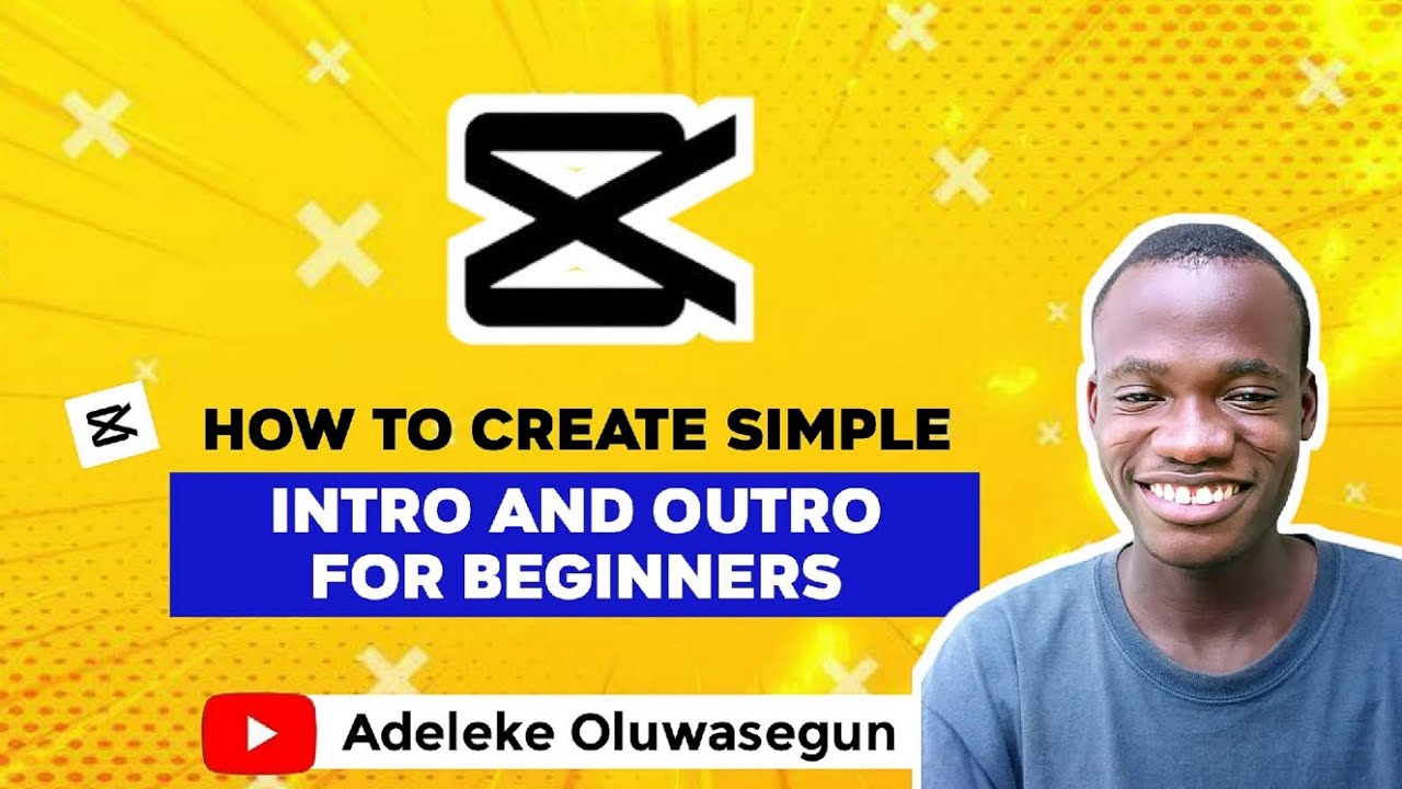 How to create simple intro and outro for beginners - YouTube