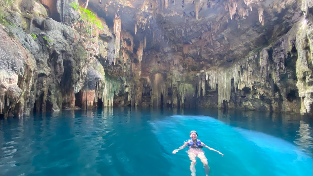 Cenote Santuario Tsukan Mexico - YouTube