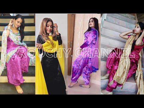 Trendy Satin Silk suit salwar dresses design | Latest 2020 punjabi suit design  | #42