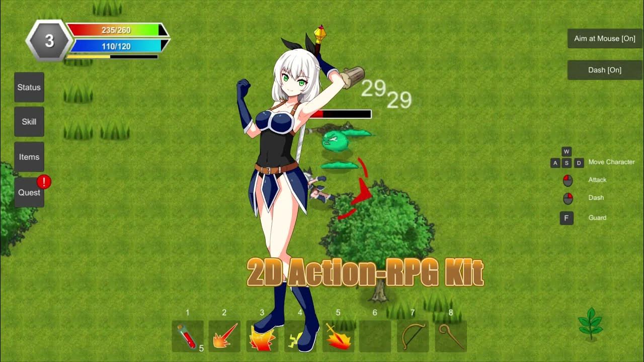 2D Action-RPG Kit Trailer - YouTube