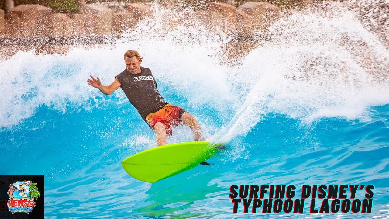 Surfing Disney's Typhoon Lagoon! #disney #surfing #wavepool # ...