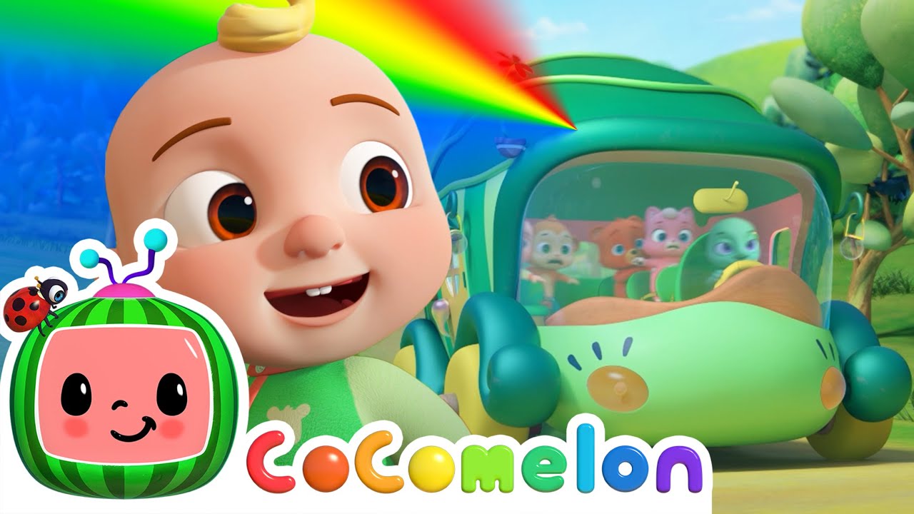 Wheels on the Rainbow Bus | CoComelon Kids Songs & Nursery Rhymes - YouTube