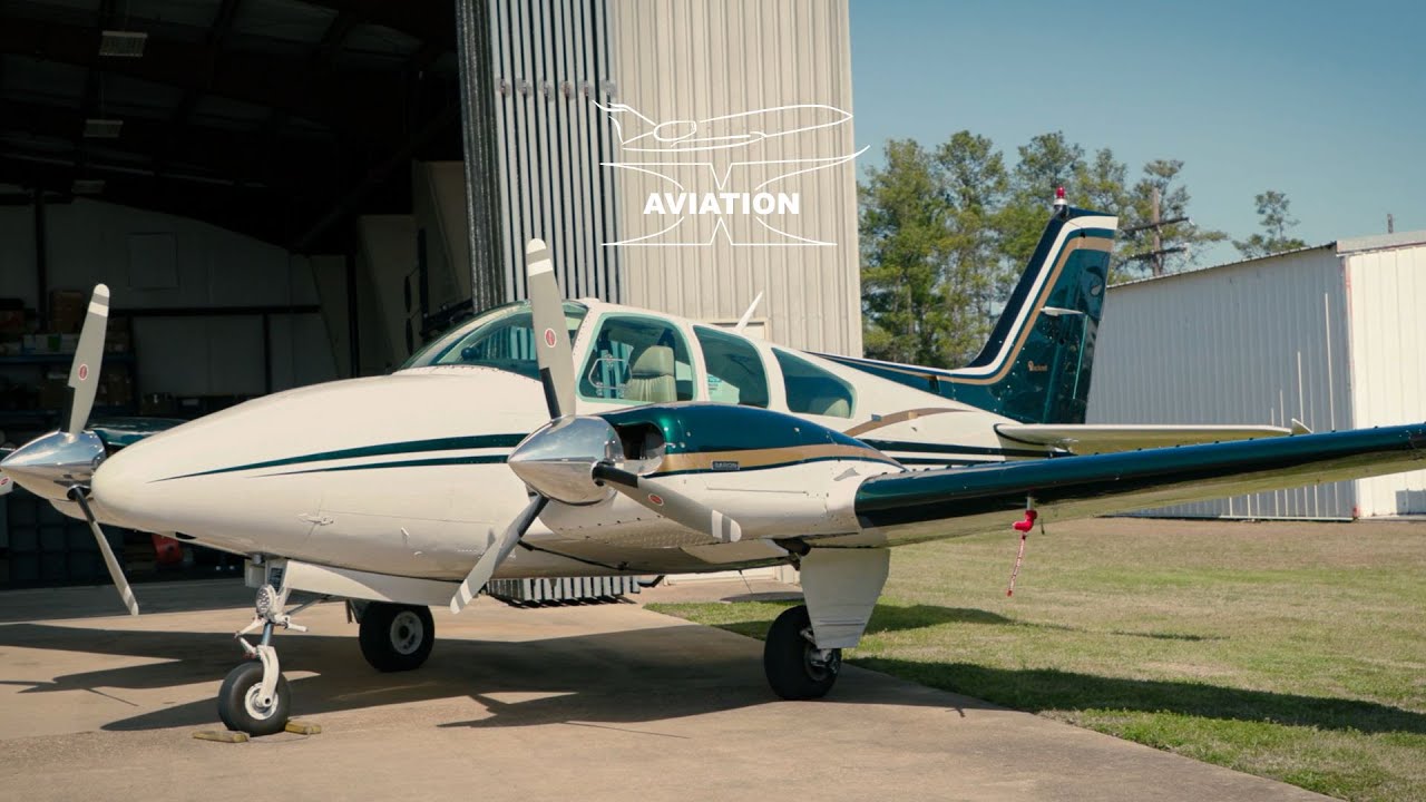 Stunning Interior Reveal on a 1974 Beechcraft Baron | Aviation X - YouTube