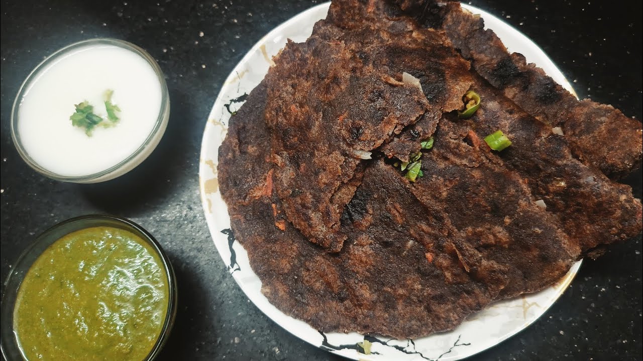 Chatpata Masala Ragi Paratha in easy steps - YouTube