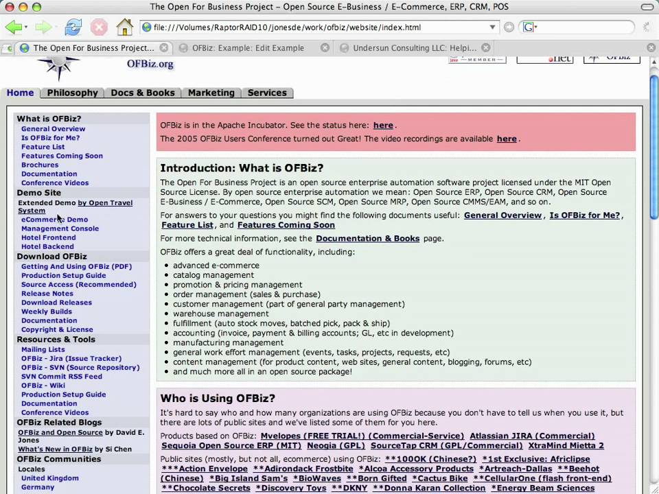 OFBiz Framework Introduction - Where To Go Next - YouTube