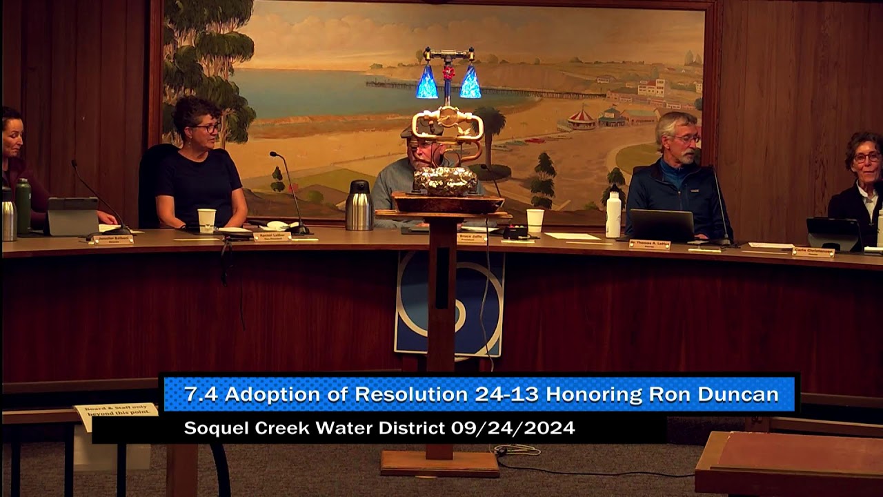 Soquel Creek Water District 8-20-2024 - YouTube