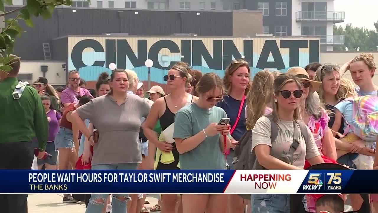 ‘I need to have this': Swifties line up for a half mile to get Taylor ...