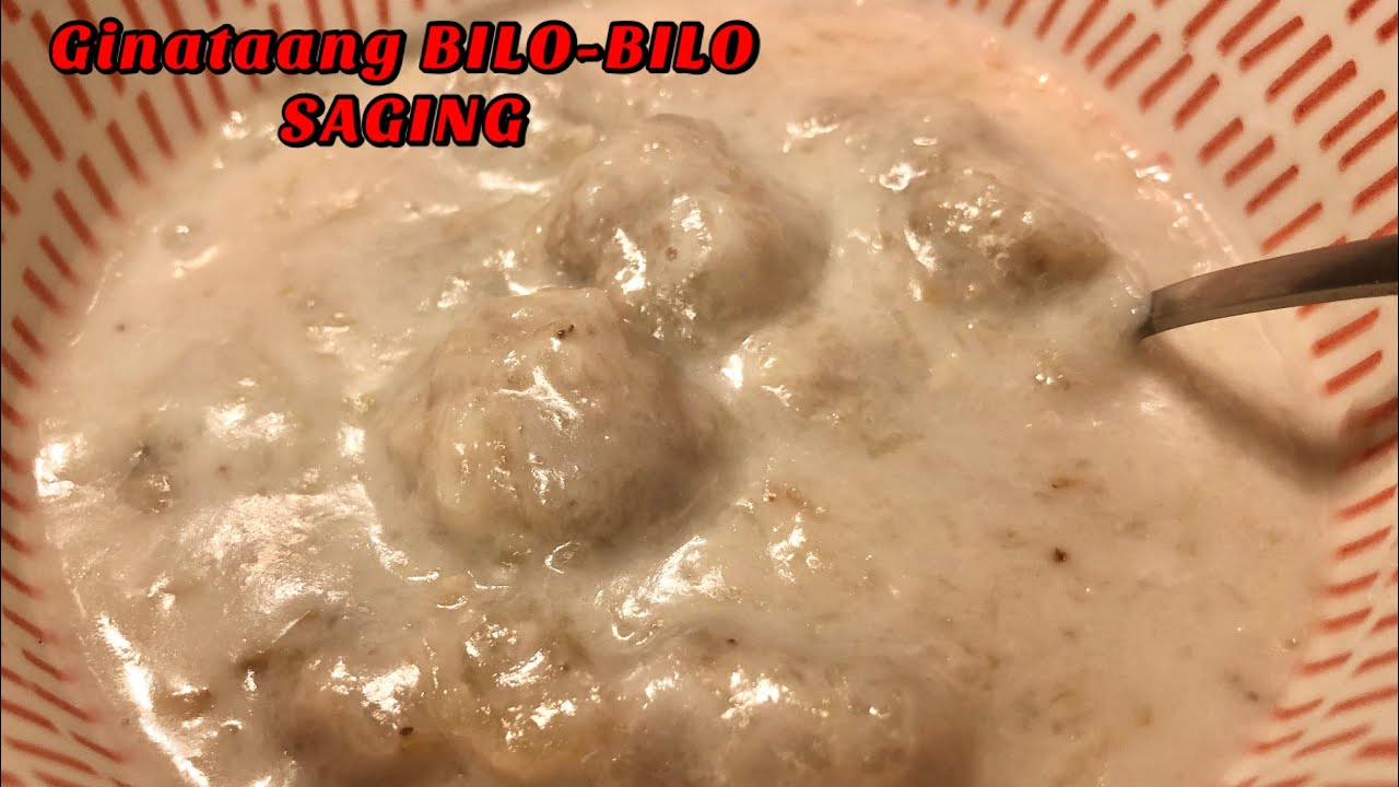 Budget friendly Yummy Ginataang BILO-BILO SAGING PINALTOK NA SAGING ...