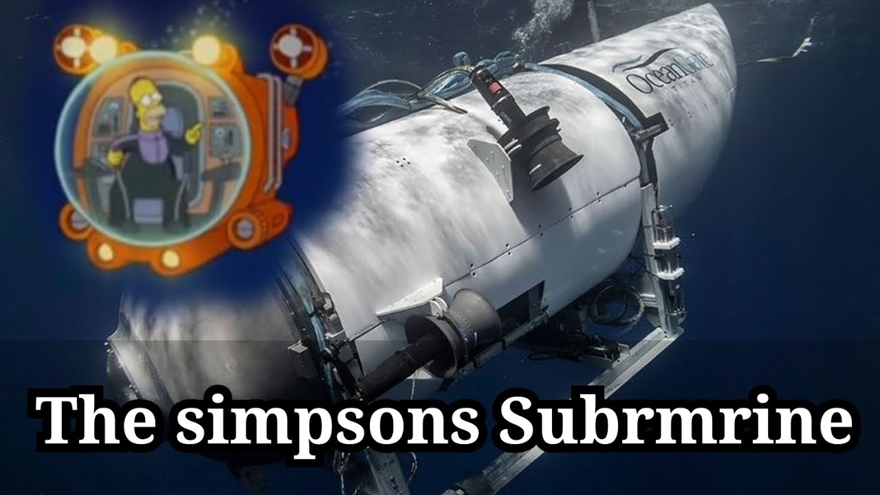 Missing Titanic OceanGate submrine (The simpsons cartoon) #titanic # ...