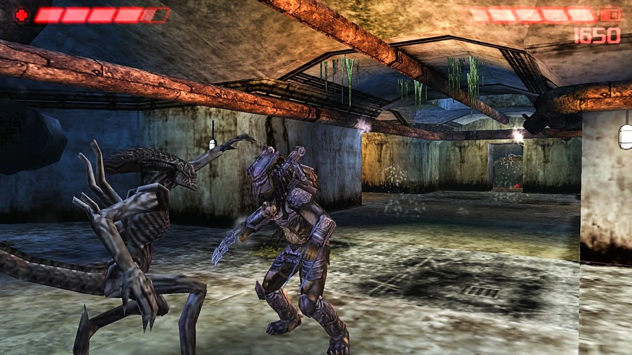 Aliens vs. Predator: Requiem (Video Game) PSP Walkthrough # 5 (UPPER ...