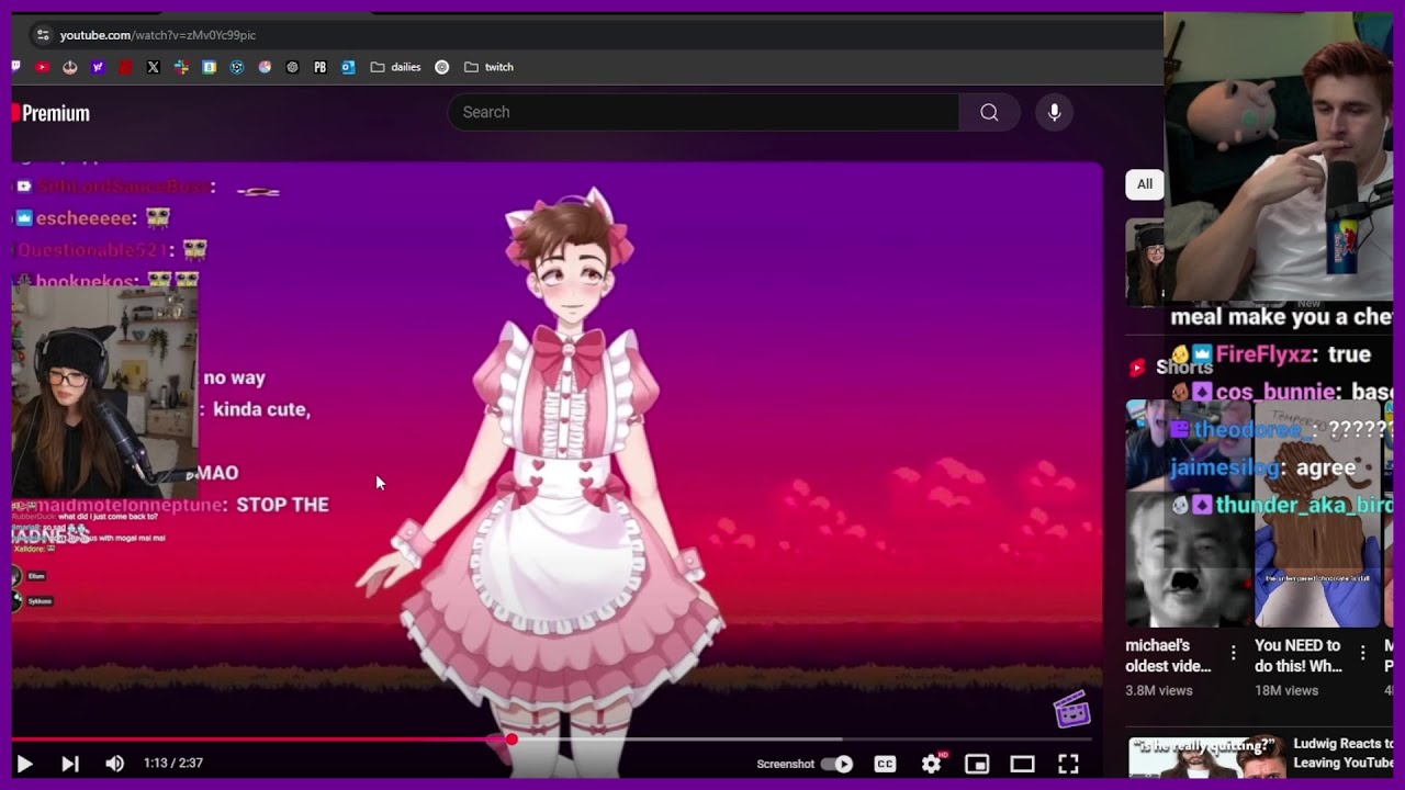 LUDWIG FULL VTUBER DEBUT, LORE & DISCUSSION - YouTube