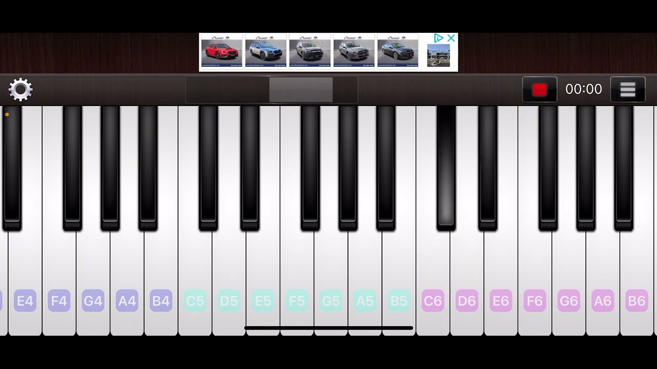 Concert B-Flat Major to Concert C-Flat Major in scales for the Bells ...