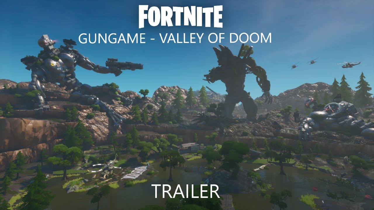 FORTNITE GUNGAME: VALLEY OF DOOM - TRAILER - YouTube