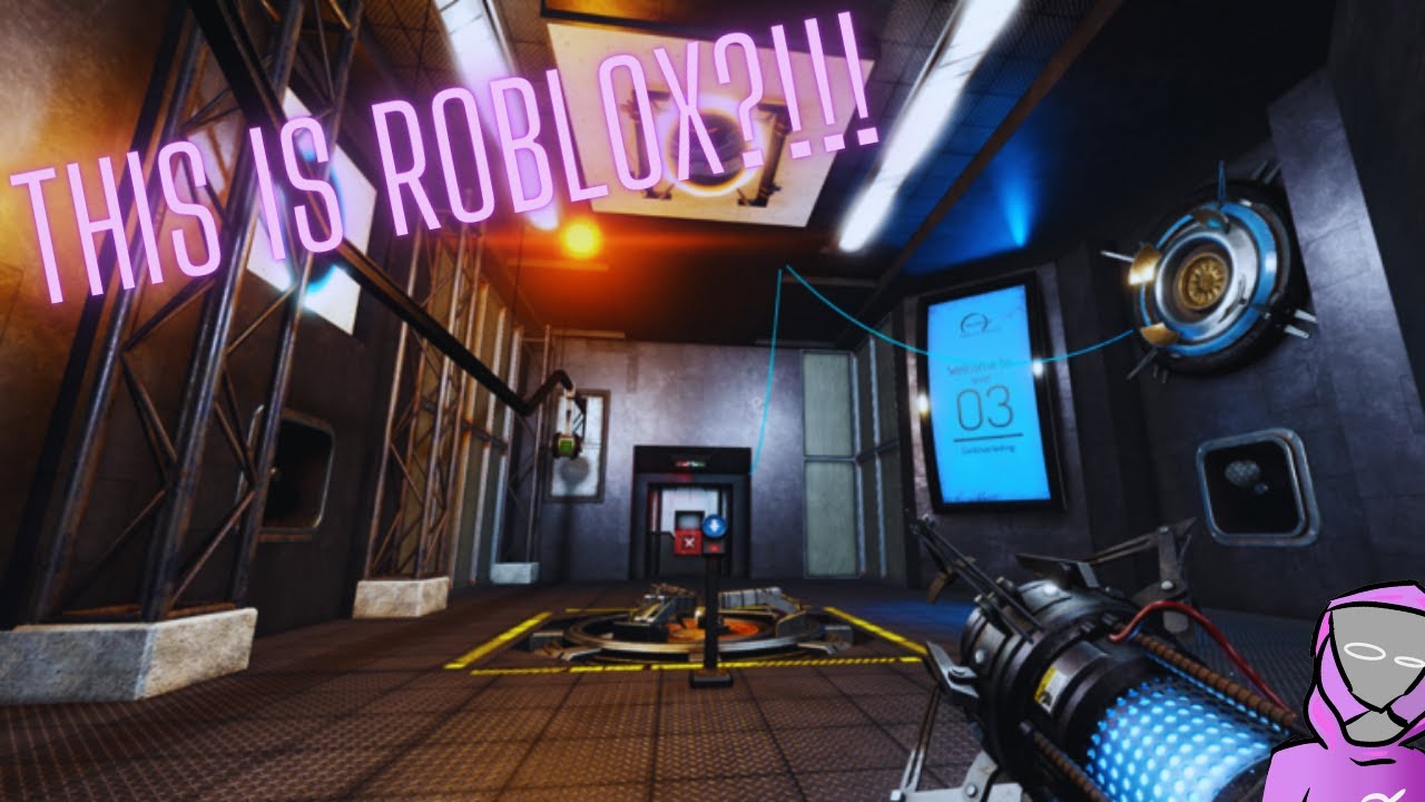 ROBLOX but portals - YouTube