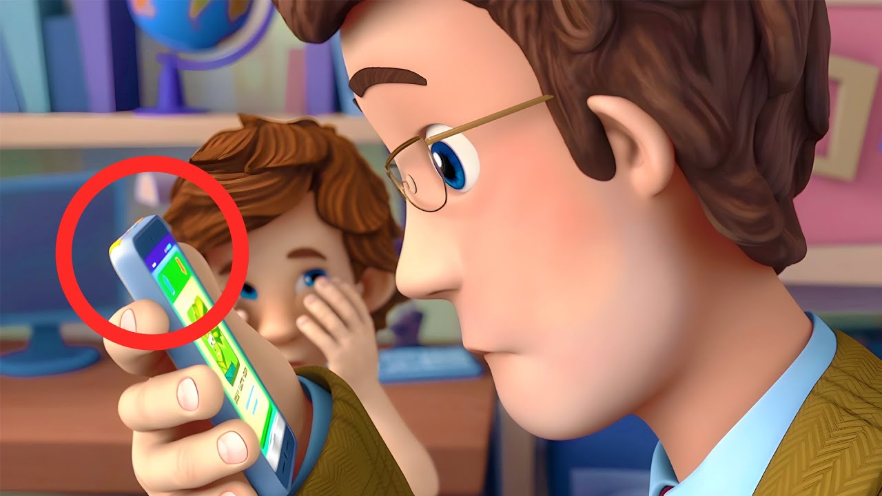 What is Tom Thomas hiding on his phone? 📱 | The Fixies | Animation for ...