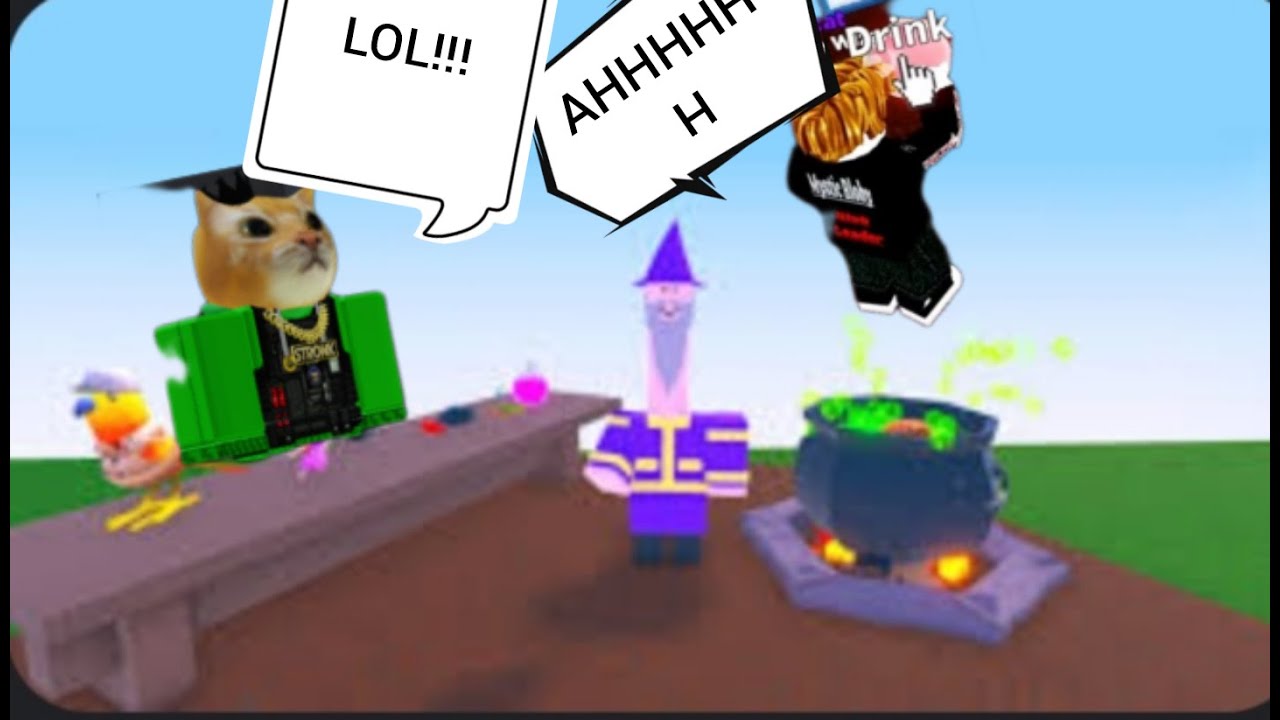 Trolling GodCat pt2 | Roblox Wacky Wizards - YouTube
