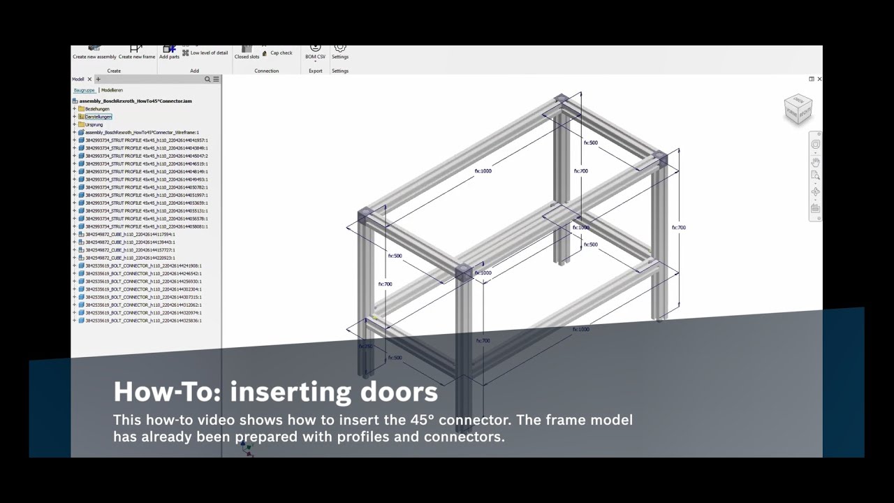 How To Insert Doors with FRAMEpro, the Intelligent CAD plug-in - YouTube