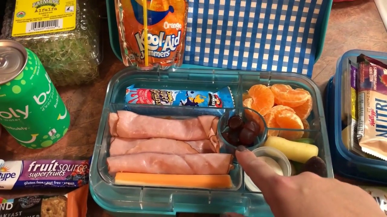 Middle School Lunches with BONUS Mom lunch - Week 2 - YouTube