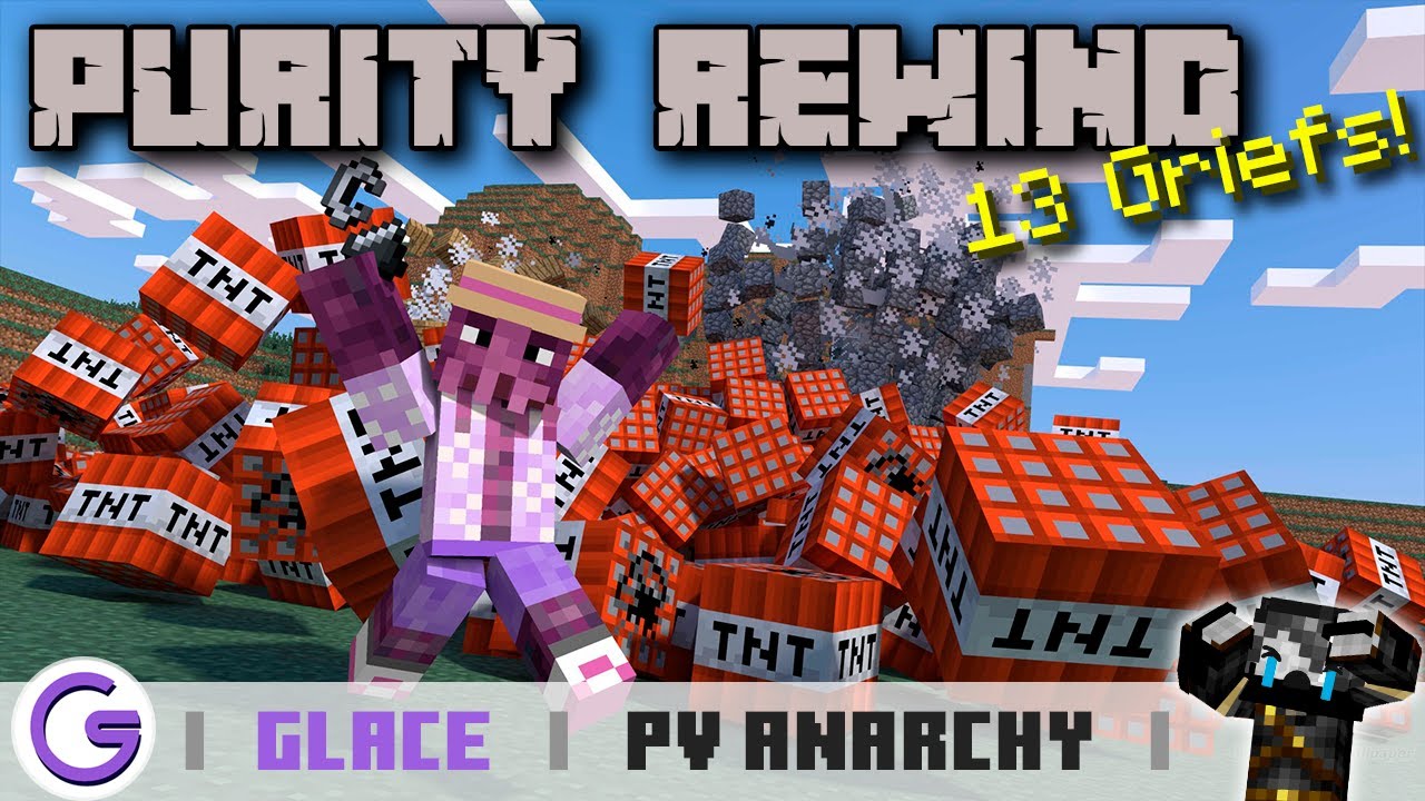 Build Grief Raid Repeat | PURITY VANILLA MINECRAFT ANARCHY - YouTube
