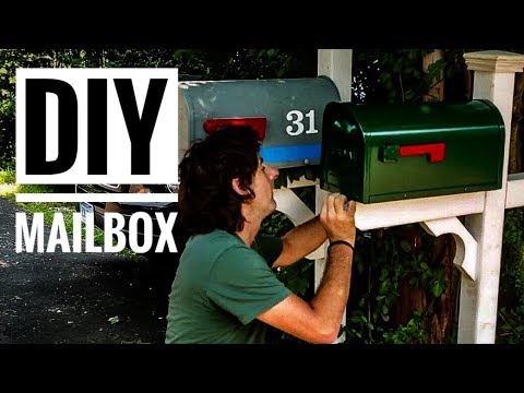 DIY: How To Install a Mailbox and Post! - YouTube