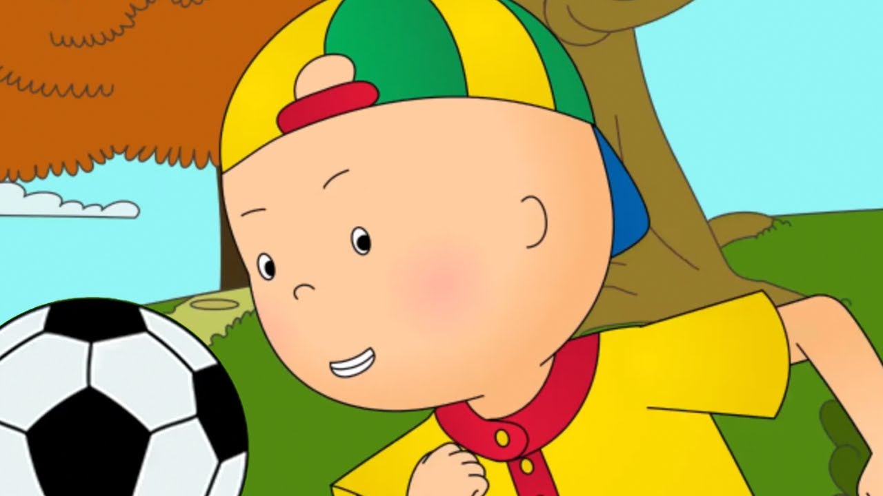 Caillou Joue Au Foot | Les Nouvelles Aventures de Caillou | Caillou en ...